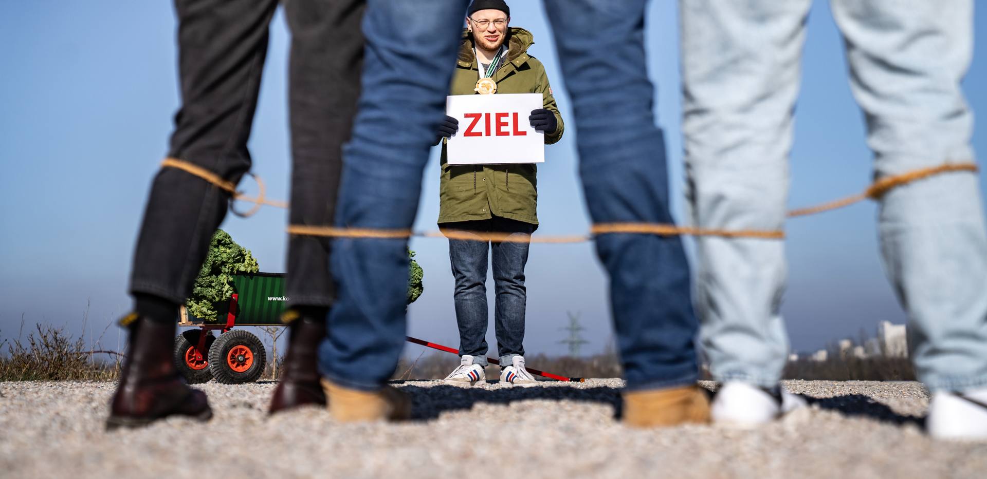 Anleitung Gruppenbeinlauf | Kohlfahrtspiele